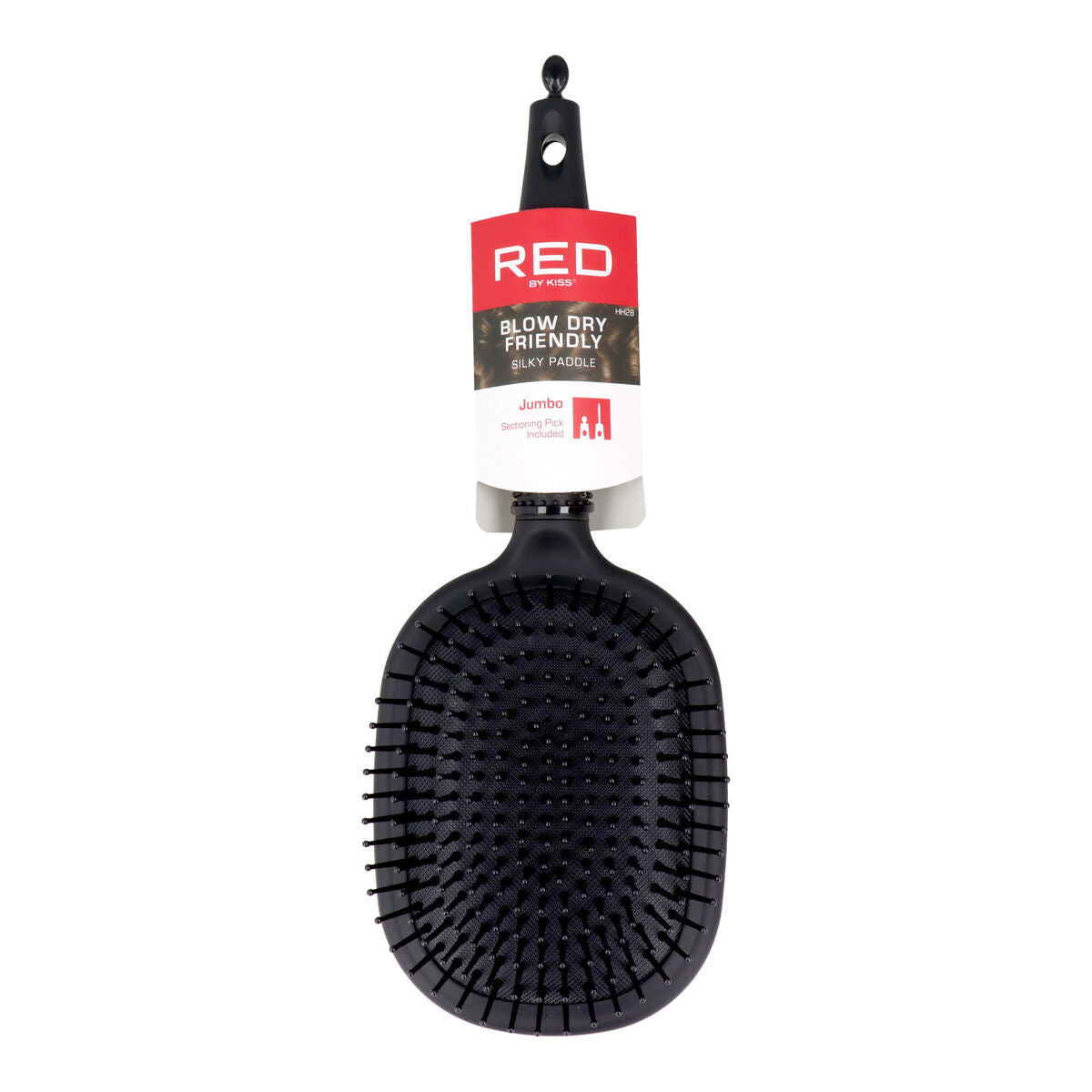 Brosse Démêlante Red Kiss Kiss Rubberized Noir – BELVERA
